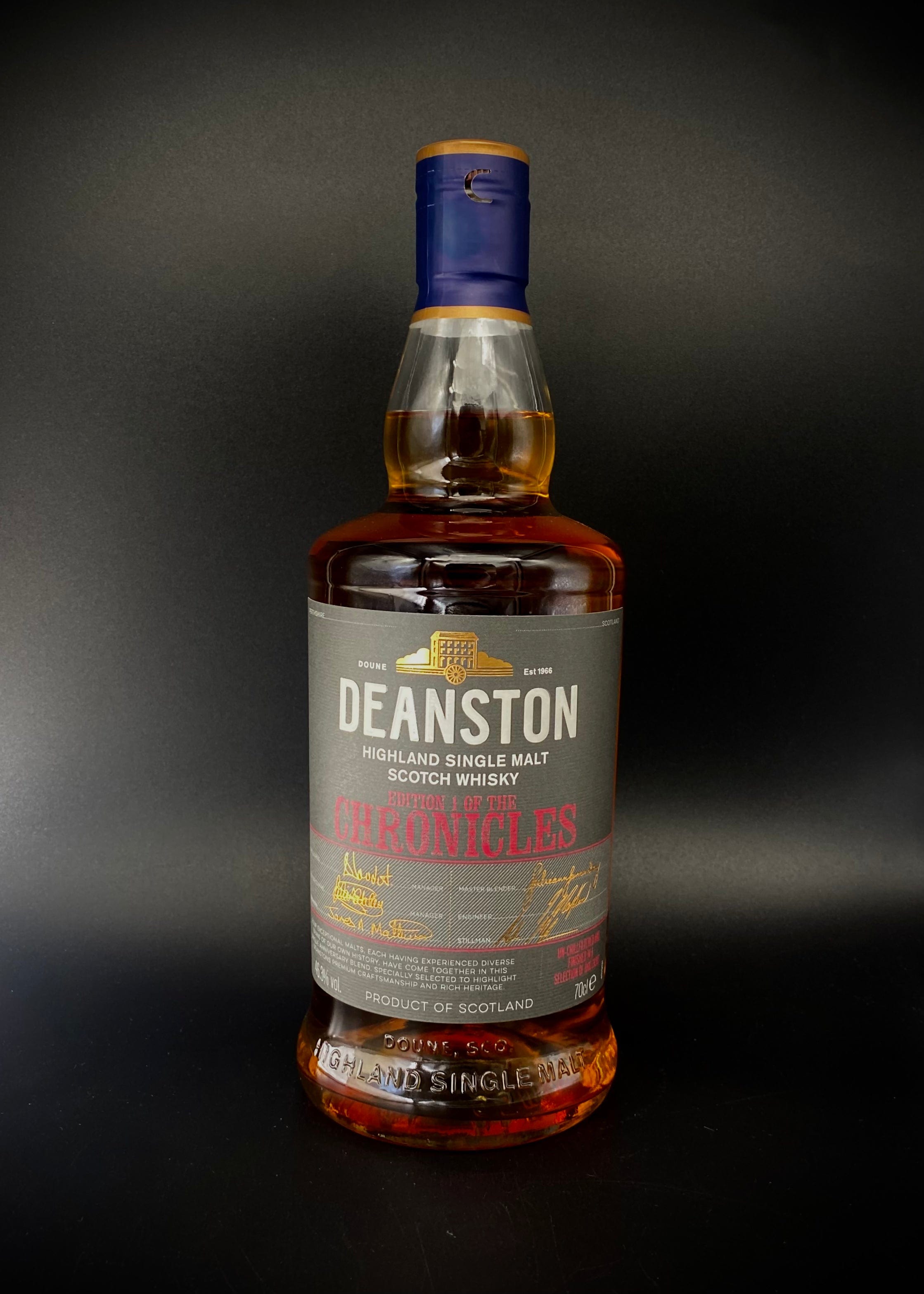 Deanston The Chronicles Edition 1 46.3%abv 30ml – Horny Pony