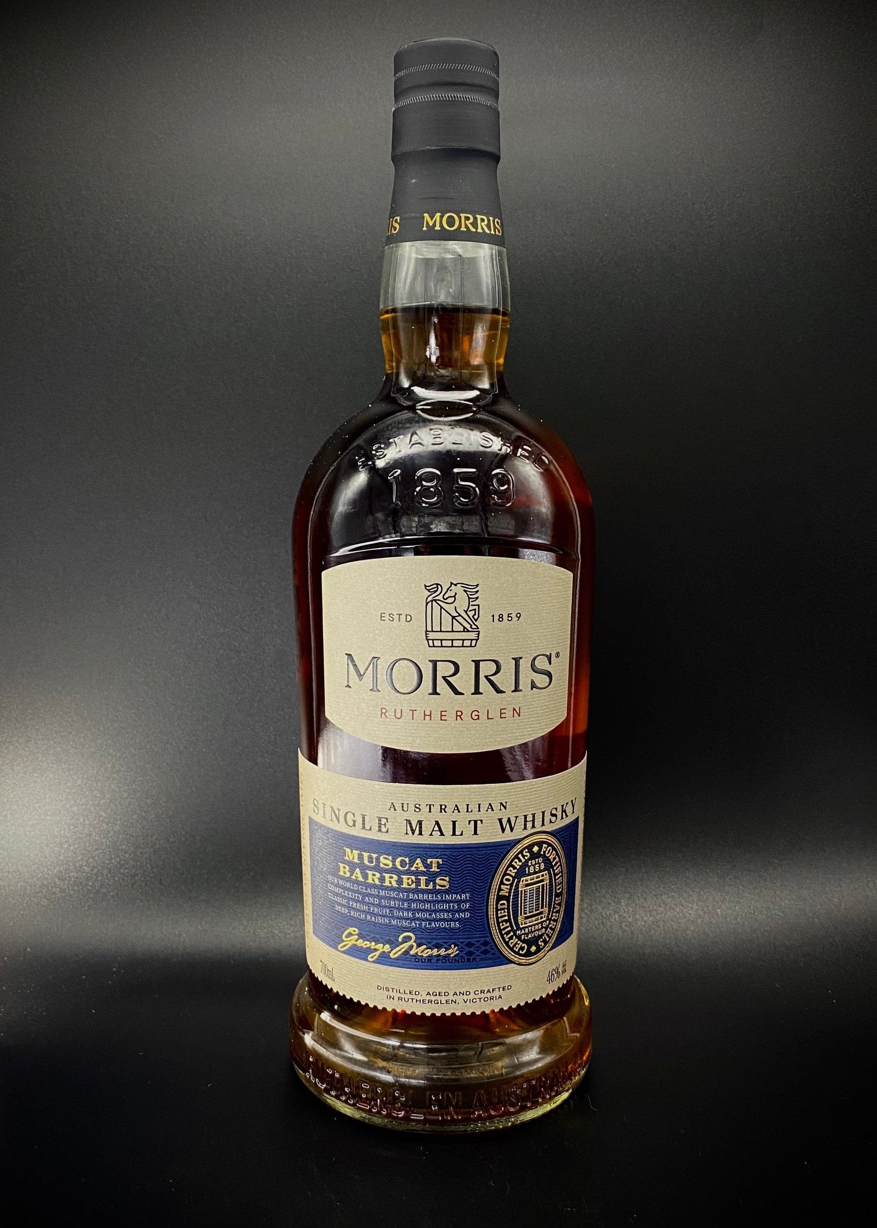 Morris Muscat Barrels Single Malt - 46% - 30ml / 50ml – Horny Pony